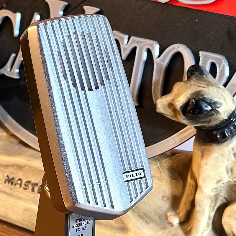 Vintage 1960's Piezo Fen-tone Dynamic Microphone, with cable | Reverb