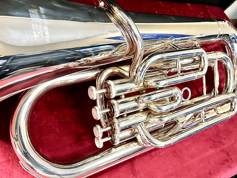 Yamaha YEP 321 4 Valve Euphonium! 🔥 Silver!🔥 Gorgeous 🔥 | Reverb