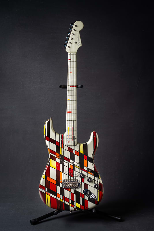 Fender Custom Shop custom Strat with artwork by Pamelina H | Reverb