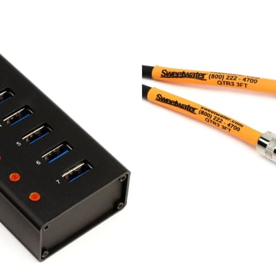 Startech ST7300U3M 7-port USB 3.0 Hub Desktop/Wall-mountable | Reverb