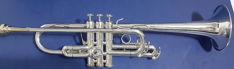 Getzen ETERNA C PRO Trumpet ,Silver plated, New Protec Case | Reverb