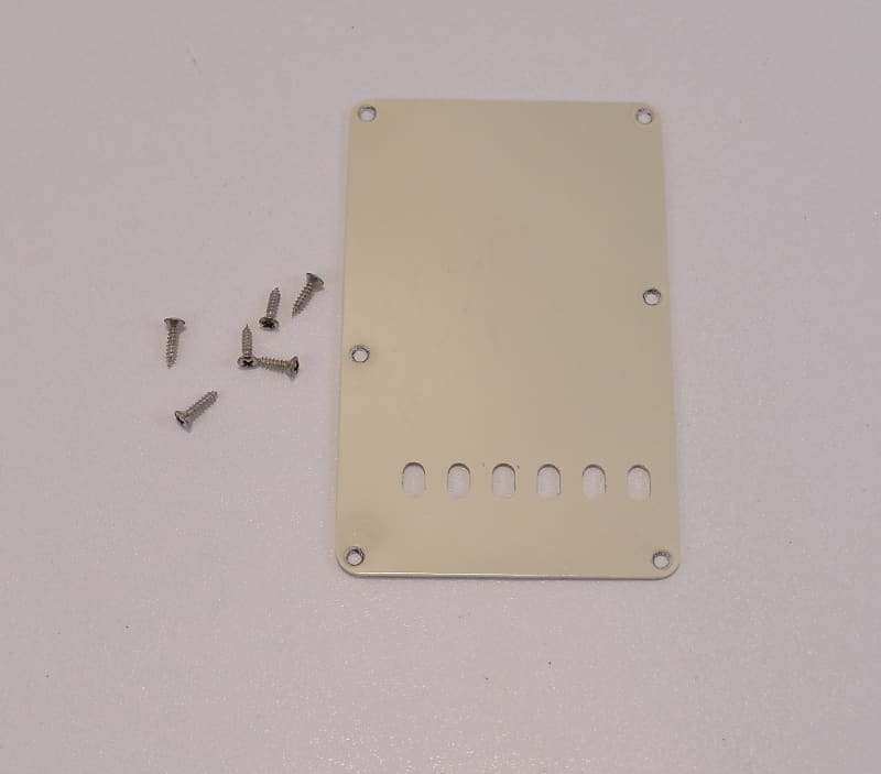 1972 Vintage Fender Stratocaster Back Tremolo Cover Plate | Reverb