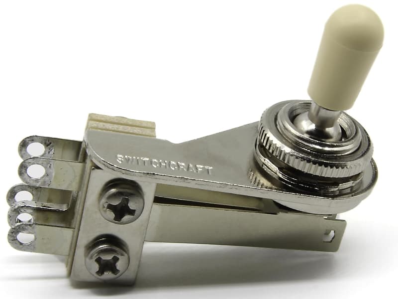 Switchcraft 3-Way Right Angle"L-Type" Toggle Switch w/Genuine | Reverb