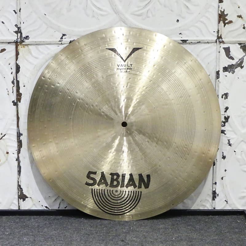 Used Sabian Vault Crystal Flat Ride Cymbal 18in | Reverb Canada