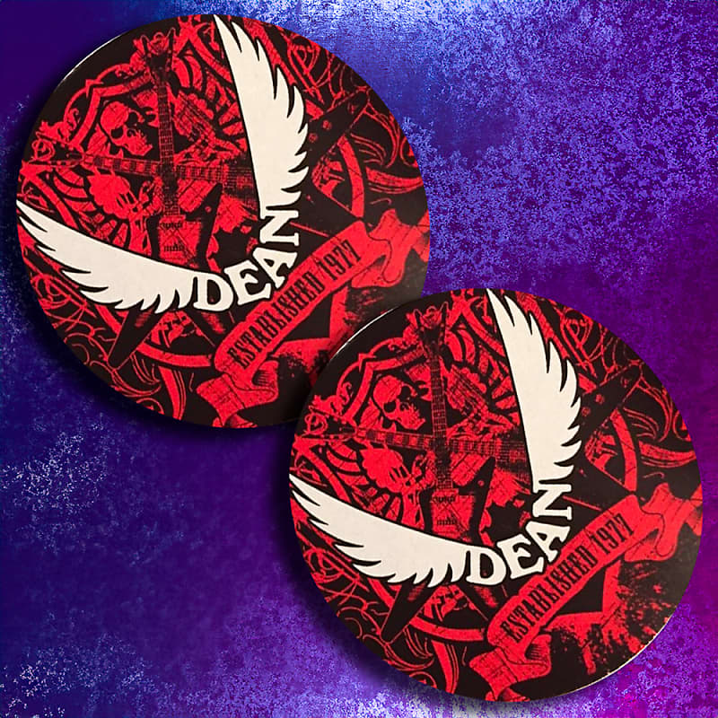 DEAN GUITARS STICKER SET (2 PACK) INSANELY RARE LIMITED | Reverb