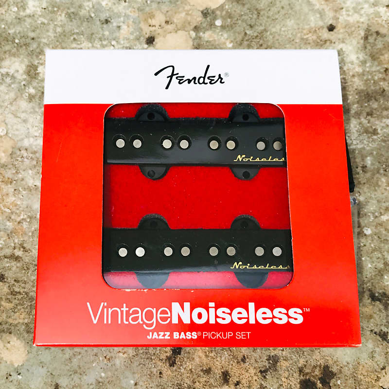 Fender Vintage Noiseless Jazz Bass Pickups Set | Reverb