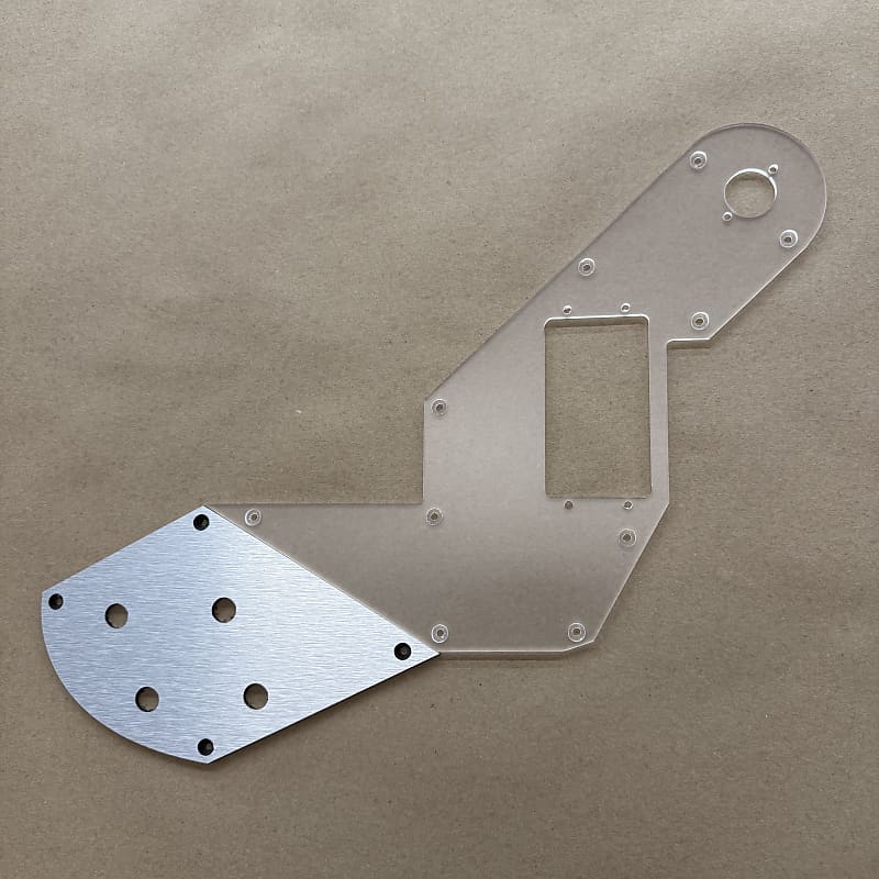 Fender Telecaster Deluxe Frosted Clear Pickguard - Oversized | Reverb