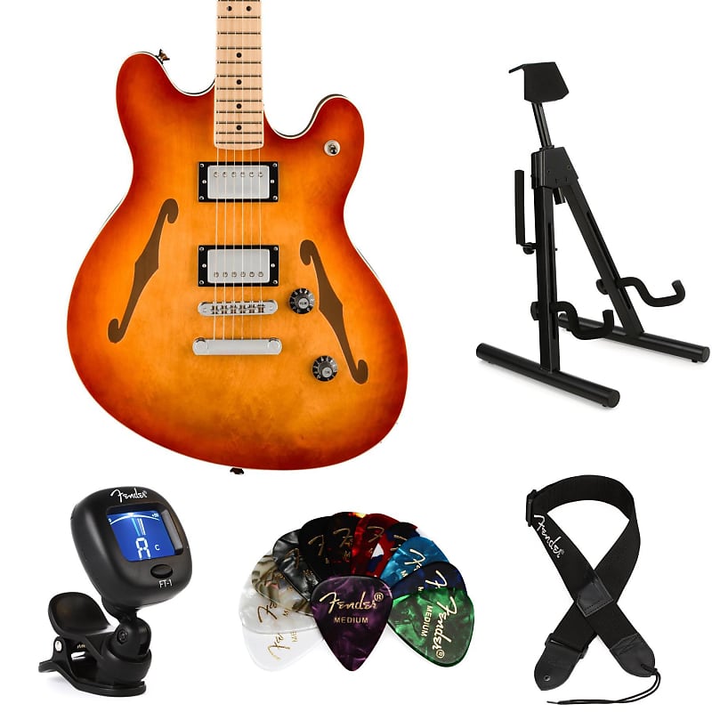 Squier Affinity Series Starcaster Deluxe Semi-hollowbody | Reverb