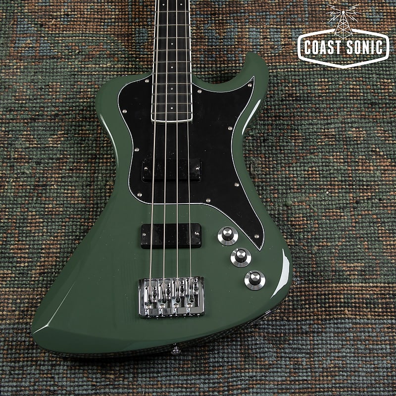 Dunable Guitars R2 DE Bass - Olive Green | Reverb