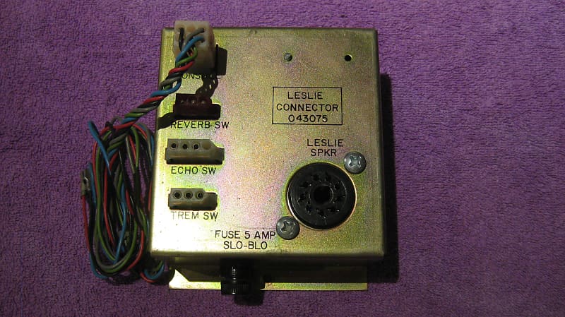 Leslie Connector 043075 9-pin for Hammond L100 series, M100 | Reverb