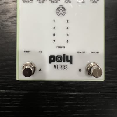Poly Effects Verbs 2024 - White / sea green | Reverb