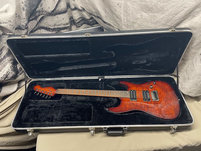 Fender Showmaster show master HH Guitar with Case MIK Korea | Reverb