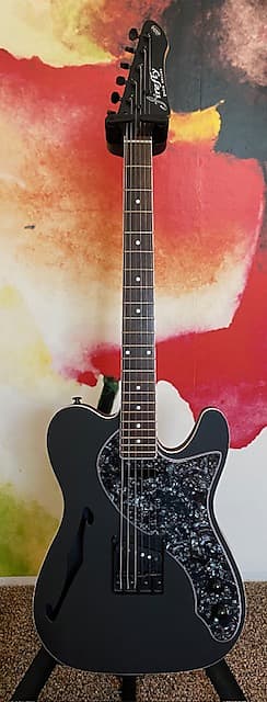 Firefly Guitar FFTL Thinline Pure Series - Matte Black | Reverb