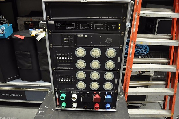 Motion Lab 100A 3 Phase Power Distro With Feed Tru (Flat) | Reverb