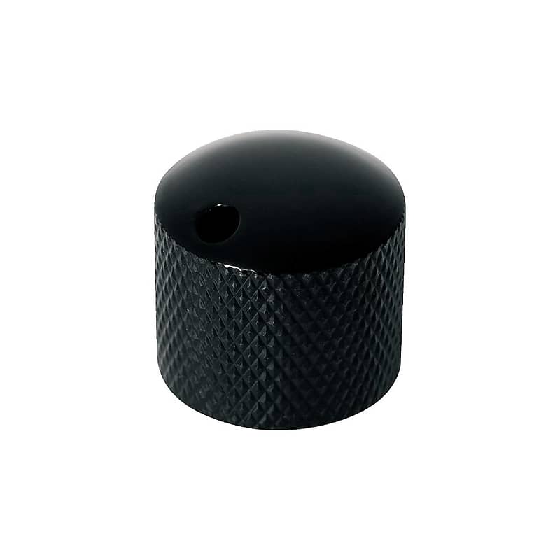 Knurled Black Potentiometer Dome Control Knob-2 Knob | Reverb
