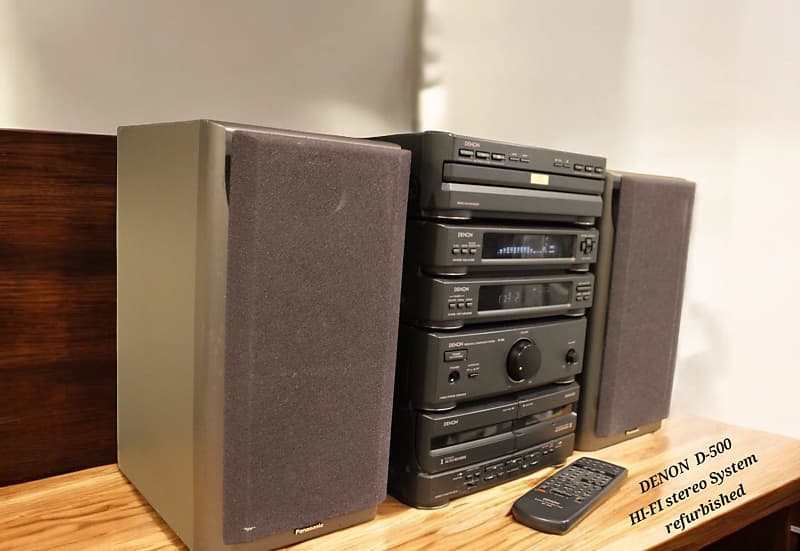 DENON D-500 HI-FI mini stereo Components System/Refurbished | Reverb