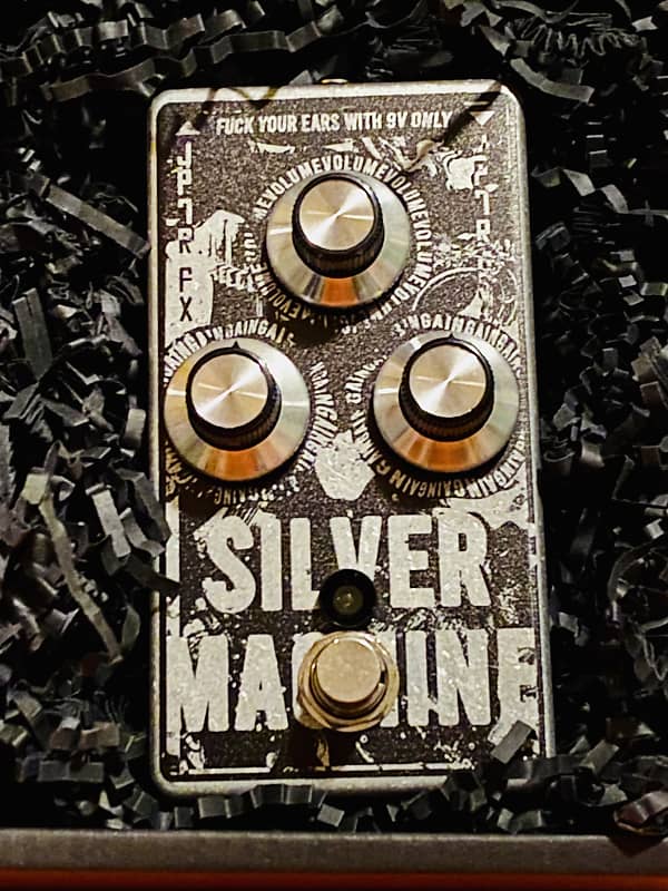 JPTR FX SILVER MACHINE Fuzz~Dual Gain Stage Fuzz *w/Box* | Reverb