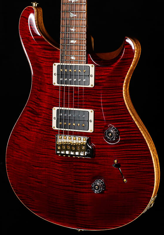 PRS Wood Library Custom 24 Red Tiger 10 Top Torrefied Maple | Reverb