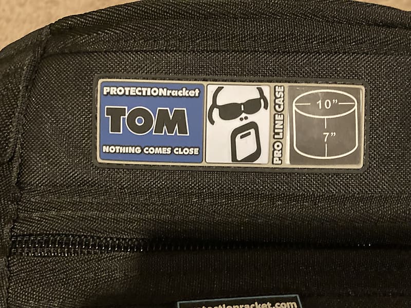 Protection Racket Egg-Shaped Tom Case 7x10 Inch - Black | Reverb