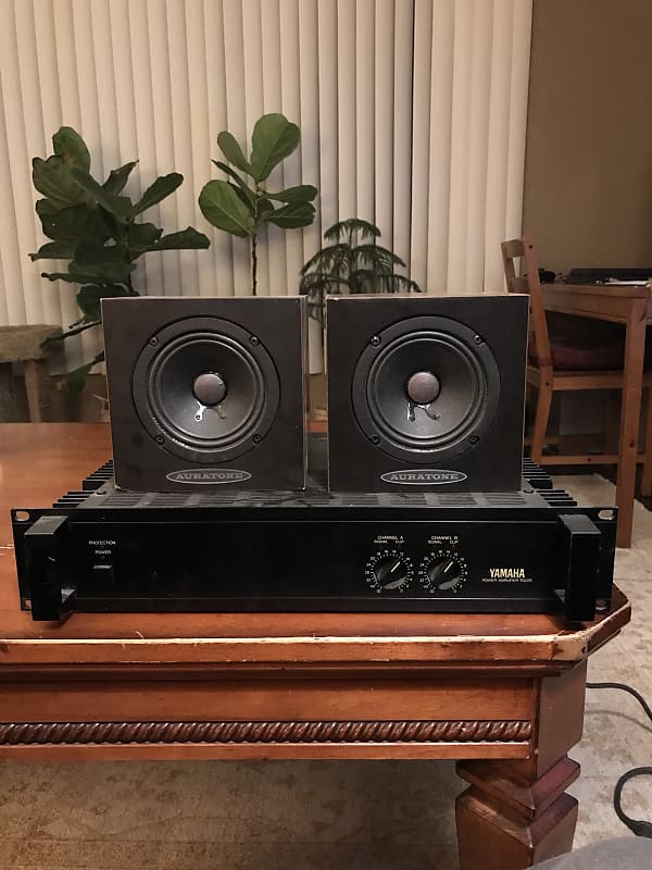 Auratone Super Sound Cube 5c with Yamaha P2075 Amp | Reverb