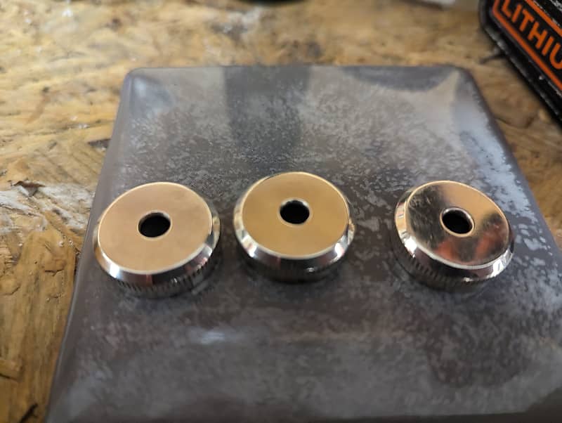 Besson Sovereign Cornet Bottom Valve Caps | Reverb