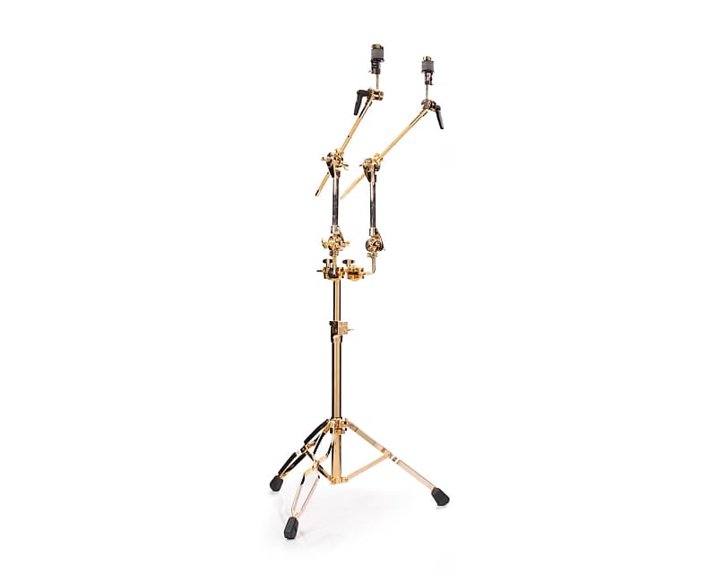 DW Heavy Duty Double Cymbal Stand DWCP9799GD - Gold Plated | Reverb