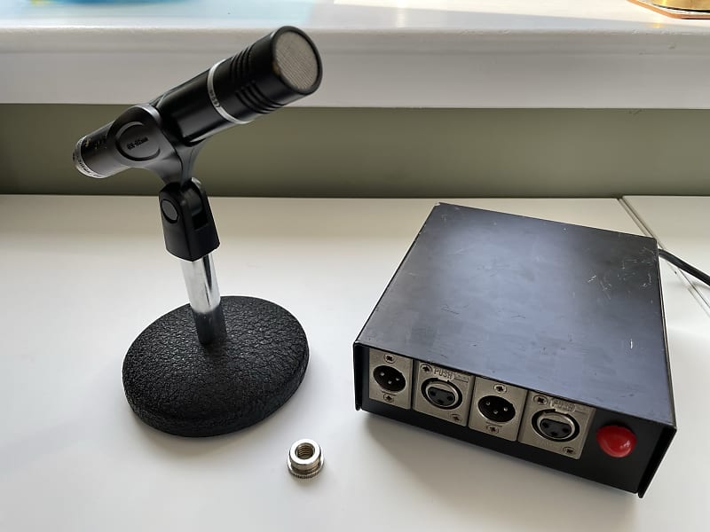 1970s Vintage Calrec CB20C/CC51 SDC Microphone with PSU/Clip | Reverb