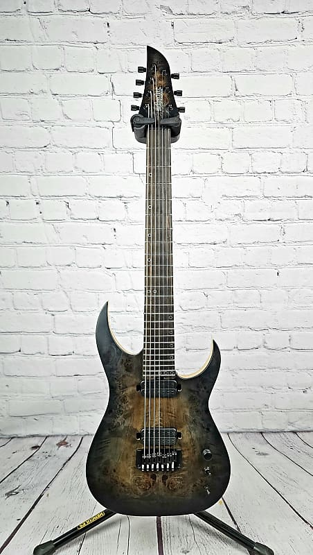 USED Schecter KM7 MkIII Artist Keith Merrow 7 String Electric | Reverb