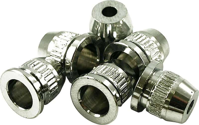 WD Rear Mount String Ferrule Set For Electric Guitar Chrome | Reverb