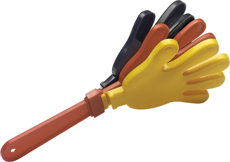 Plastic Go-Go hand-clapper in the German national colours. | Reverb