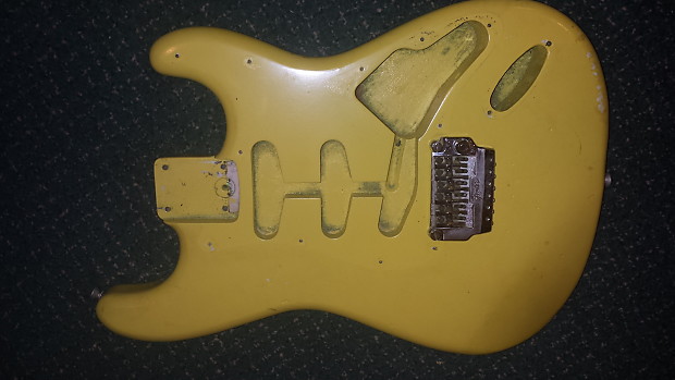 Fender Japan Statocaster Body 80's with Fender System 1 | Reverb