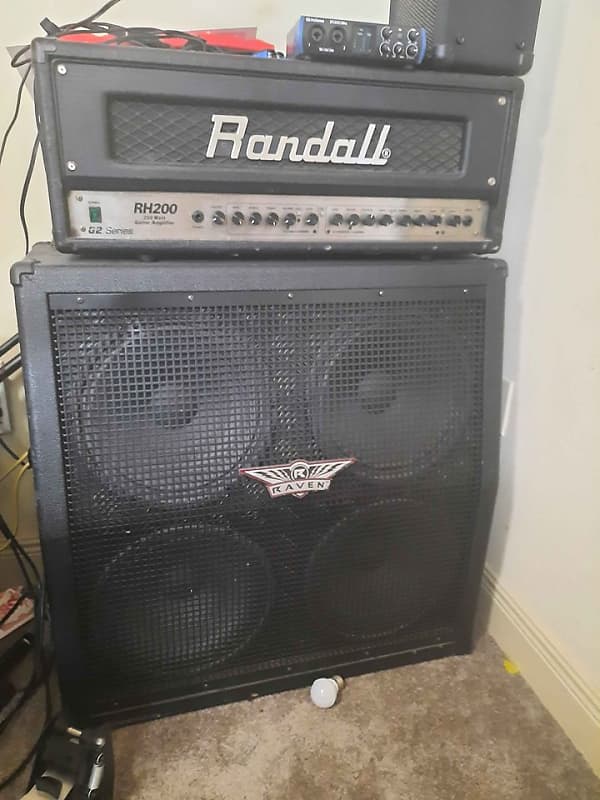 Randall RH200 G2 with a Raven 4x12 Cabinet | Reverb