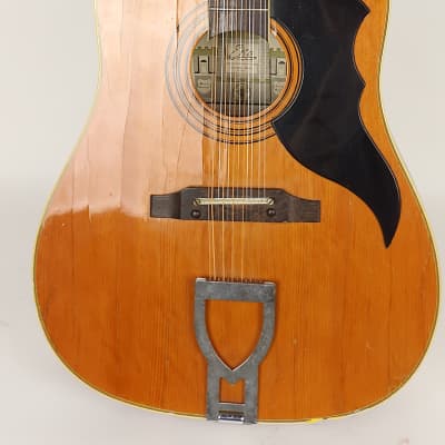 EKO Ranger XII Vintage 12 String Acoustic Guitar 1960's | Reverb