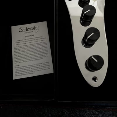 Sadowsky Onboard Bass Preamp (4-Knob System) | Reverb