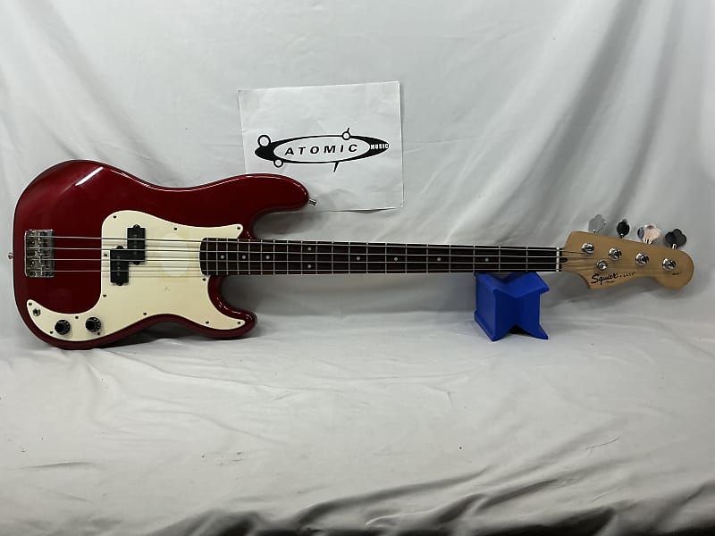 Squier Affinity P-Bass - Red | Reverb