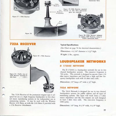 Altec 720-A HF driver 70's - | Reverb