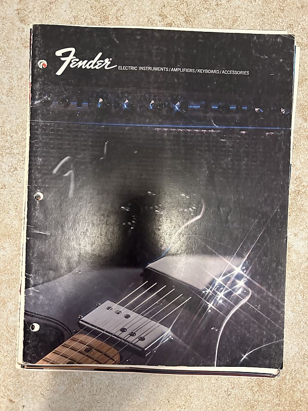 Fender full line catalog 1970 missing color chart but still | Reverb