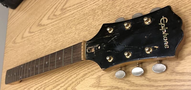 Epiphone Crestwood Electric Guitar Neck With Gold Tuners | Reverb