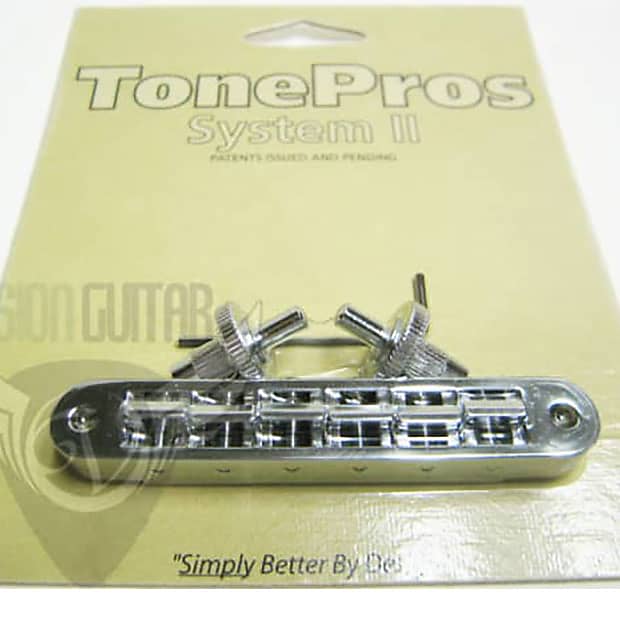 TonePros Nashville TuneOMatic Bridge TP6-C Chrome | Reverb