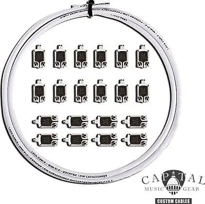 Cable DIY Kit with Square Plugs SP500 (20) and Lava Cable | Reverb