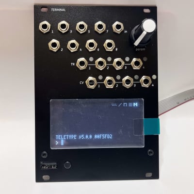 Monome Teletype (Terminal diy) - anodized black aluminium | Reverb