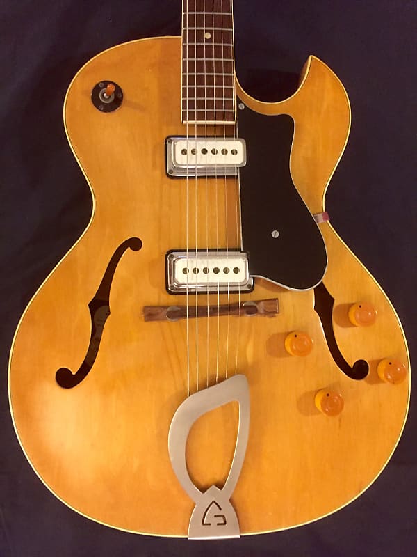 Guild T100B 1958 Blonde Starfire Slim Jim DeArmond Vintage | Reverb