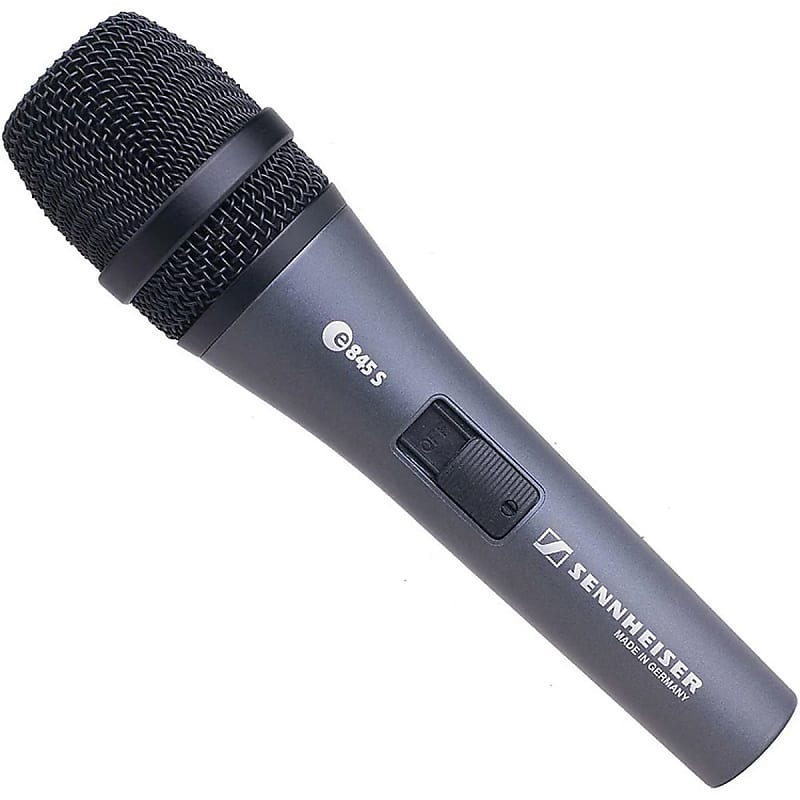 Sennheiser e845-S Microphone Dynamic Super-Cardioid Vocals | Reverb