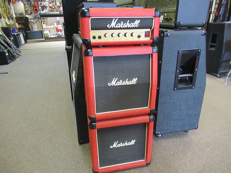 Marshall Lead 12 Mini Stack Red 1987 - Red | Reverb