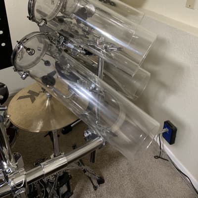 Chaos Illusion Octobans/Rata Toms/Rocket Toms 2022 Clear | Reverb