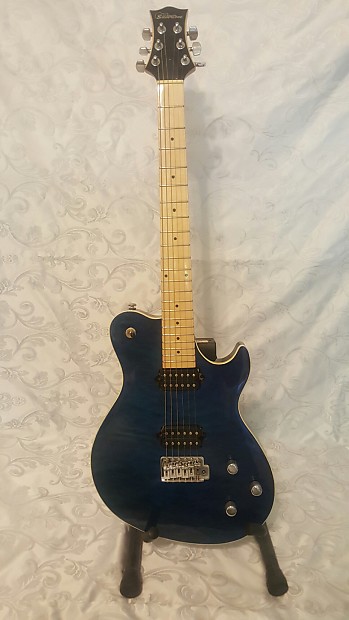 Silvertone SFB1 Fastback Blue | Reverb