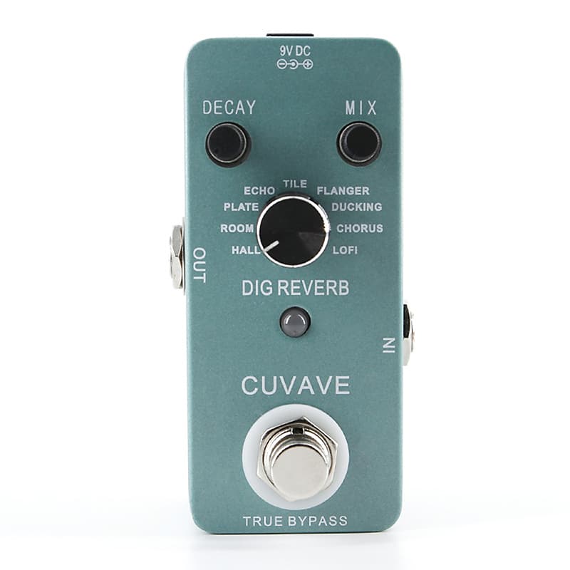 Mini Digital Reverb Guitar Effect Pedal 9 Reverb Types True | Reverb