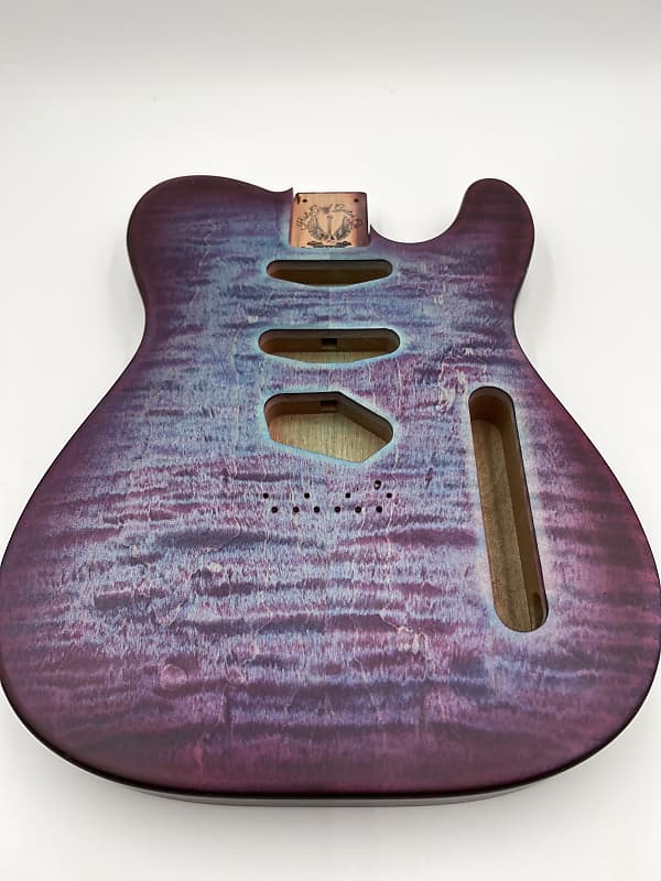 Warmtone Custom Guitars Tele “Blueberry “- Matte telecaster | Reverb