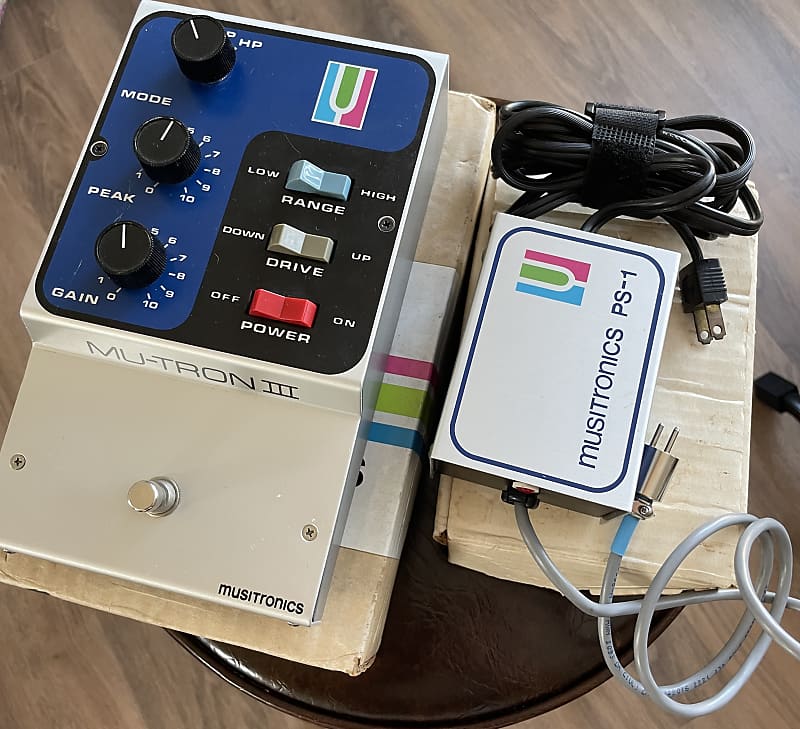 1975 Musitronics Mu-Tron III with Adapter, Both Original | Reverb
