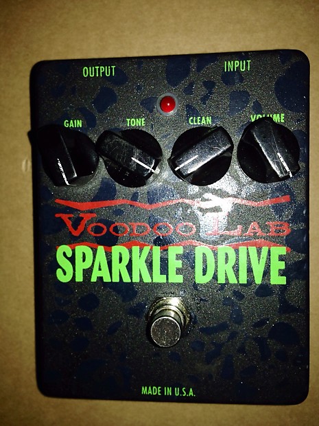 Voodoo Labs Lab sparkle drive overdrive over drive guitar fx | Reverb
